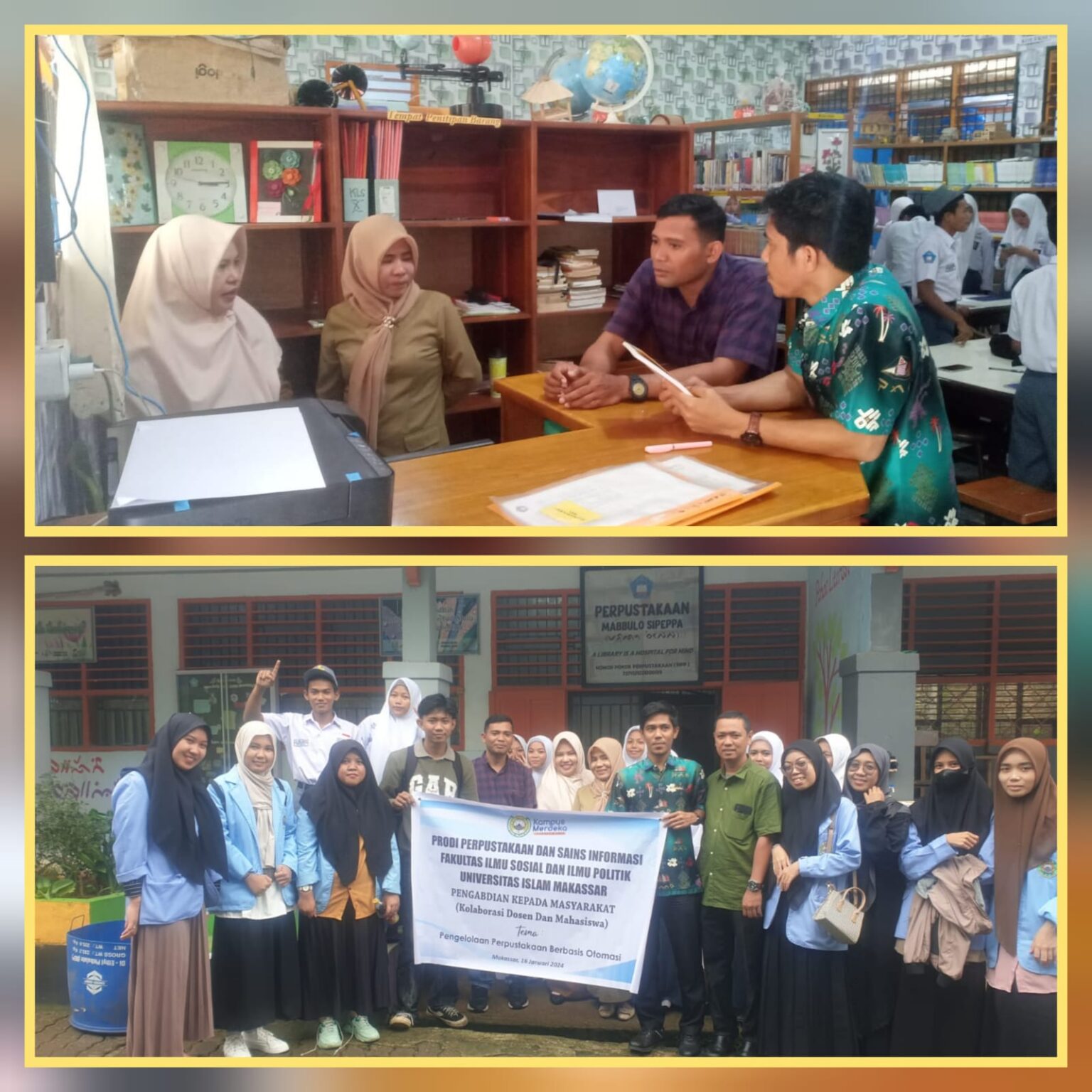 Program Studi Perpustakaan dan Sains Informasi Lakukan Pengabdian Masyarakat di SMAN 19 Makassar ...
